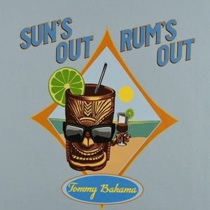 Tommy Bahama | Shirts | Tommy Bahama Graphic Tshirt Suns Out Rums Out ...